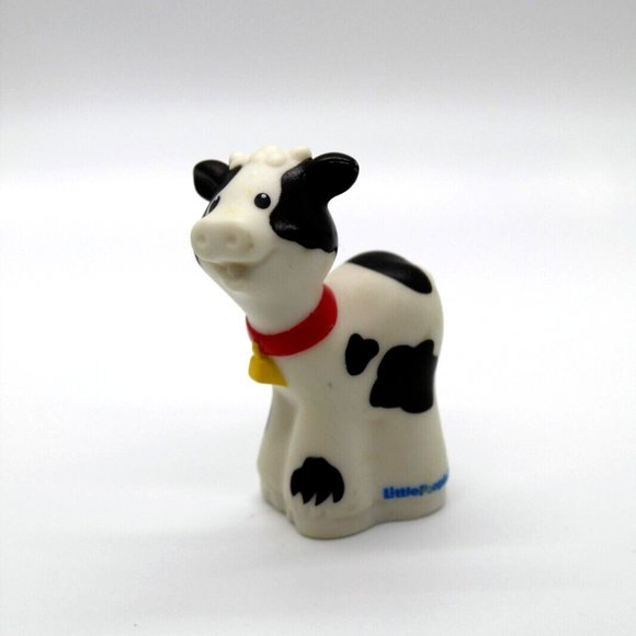 Fisher-Price | Toys | Fisher Price Little People Cow Whiteblack Red ...